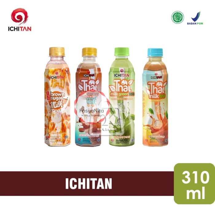 Jual Minuman Ichitan Thai / Milk Tea / Brown Sugar (Botol 310ml) - Milk Green Tea - FasyAnita ...
