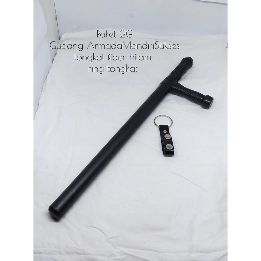 Jual Paket 2G | Pentungan dan Ring tongkat Hitam atau Putih | Atribut ...