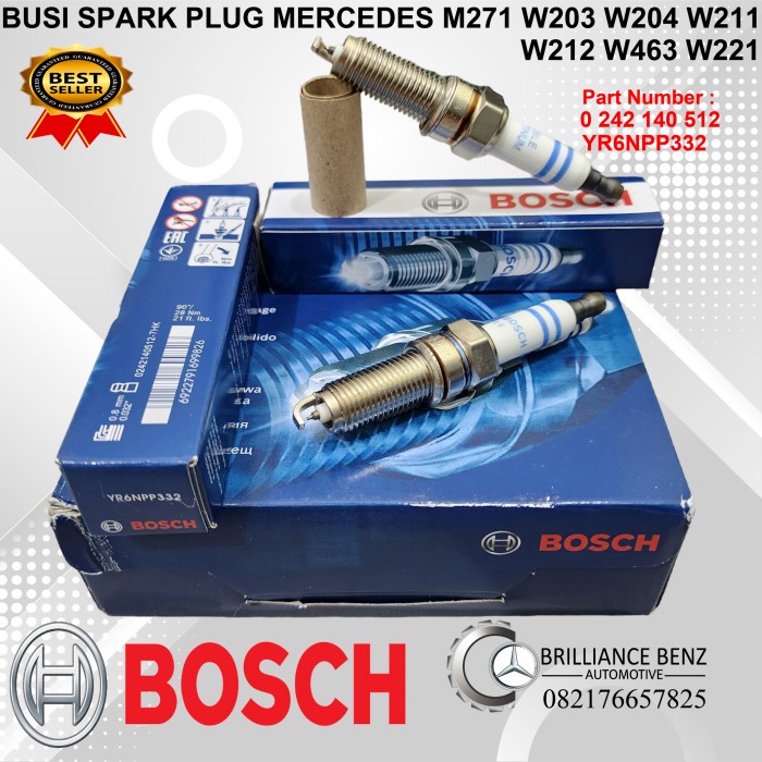 Jual BUSI SPARK PLUG BOSCH MERCEDES M271 W203 W204 W211 W212 W221 ...