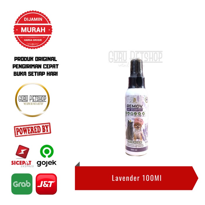 Jual Galaksi_Bumiayu Remov Pet Dry Shampoo Kucing Dan Anjing 100Ml ...