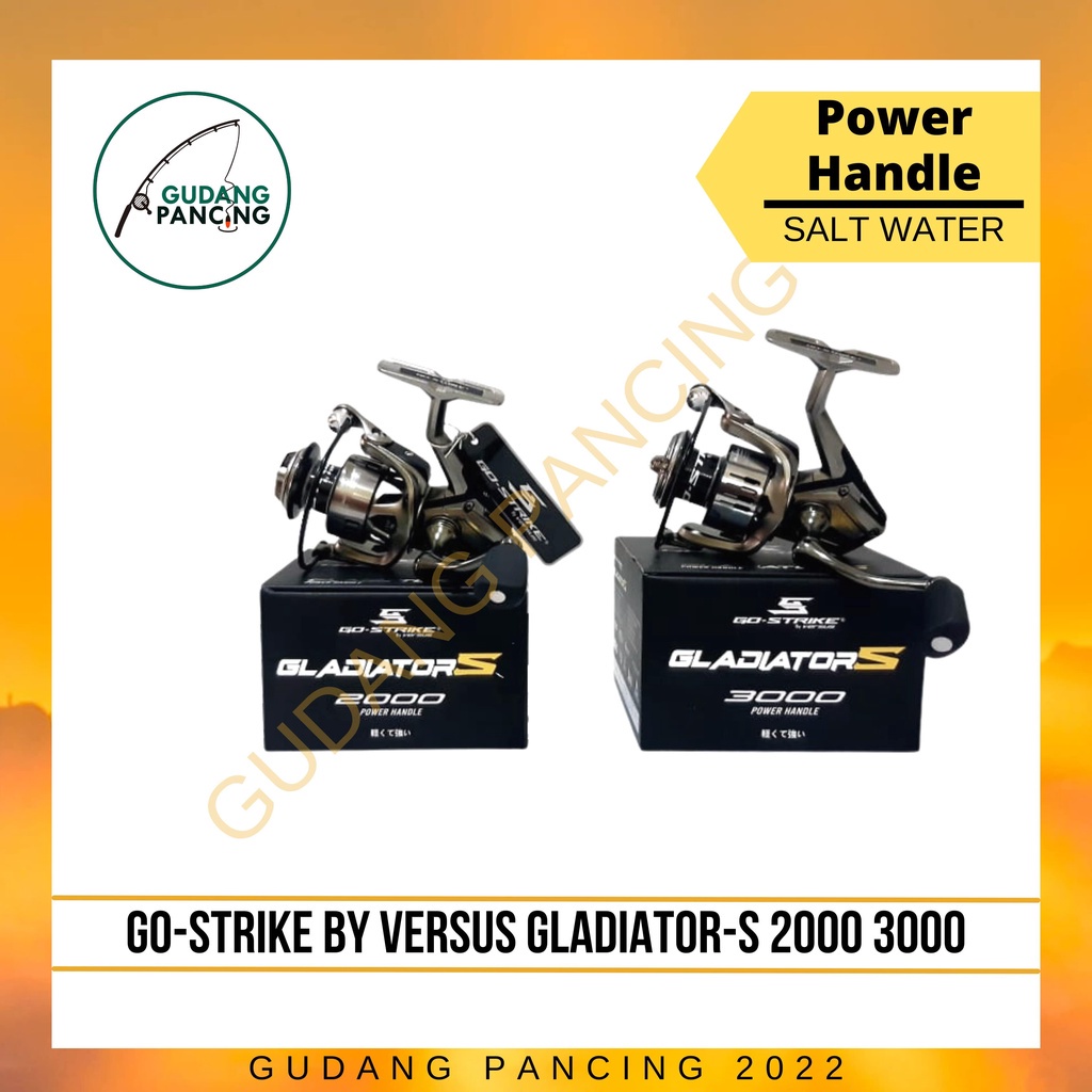 Jual Reel Pancing GO - STRIKE by VERSUS GLADIATOR-S 1000 2000 3000 6000 ...