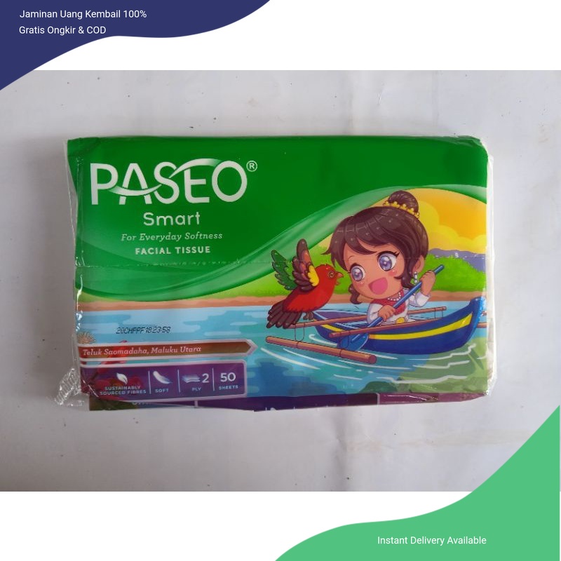 Jual Tissue Paseo Smart Travel Pack 2 Play, isi 50 sheets | Shopee ...