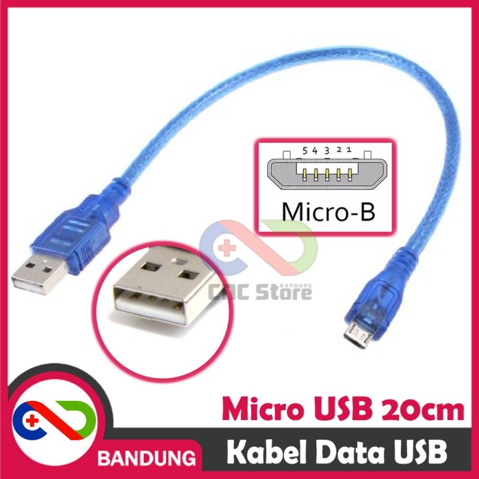 Jual Kabel Data Micro Usb Arduino Micro Usb Robotdyn Type A Male 30cm
