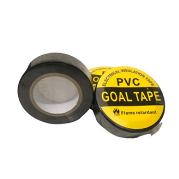 Jual 10 PCS PVC LISTRIK GOAL TAPE LAKBAN KAIN HITAM | Shopee Indonesia