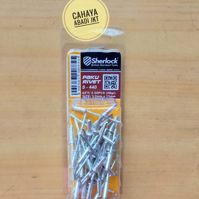 Jual PAKU RIVET RIPET S440 MIKA SHERLOCK (+-50 pcs) | Shopee Indonesia