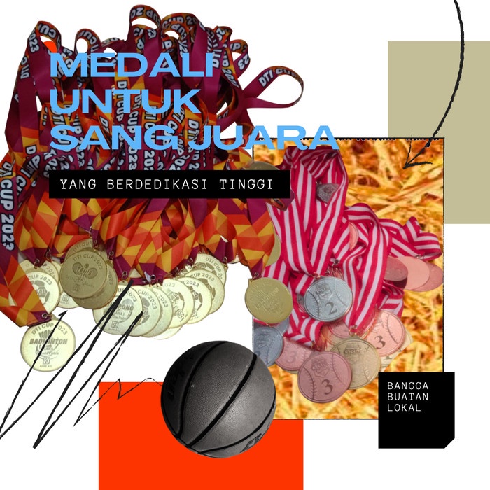 Jual mendali custom emas perak perunggu medali custom kuningan | Shopee ...