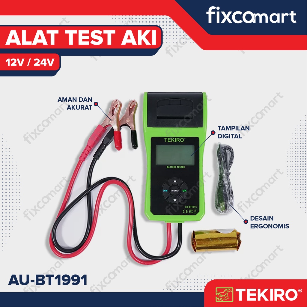 Jual TEKIRO Alat test aki 12V / 24V | Shopee Indonesia