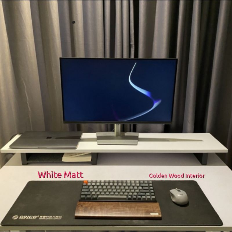 Jual Stand Monitor LEBAR 25cm /Alas Laptop/Meja Gaming/Meja Komputer ...
