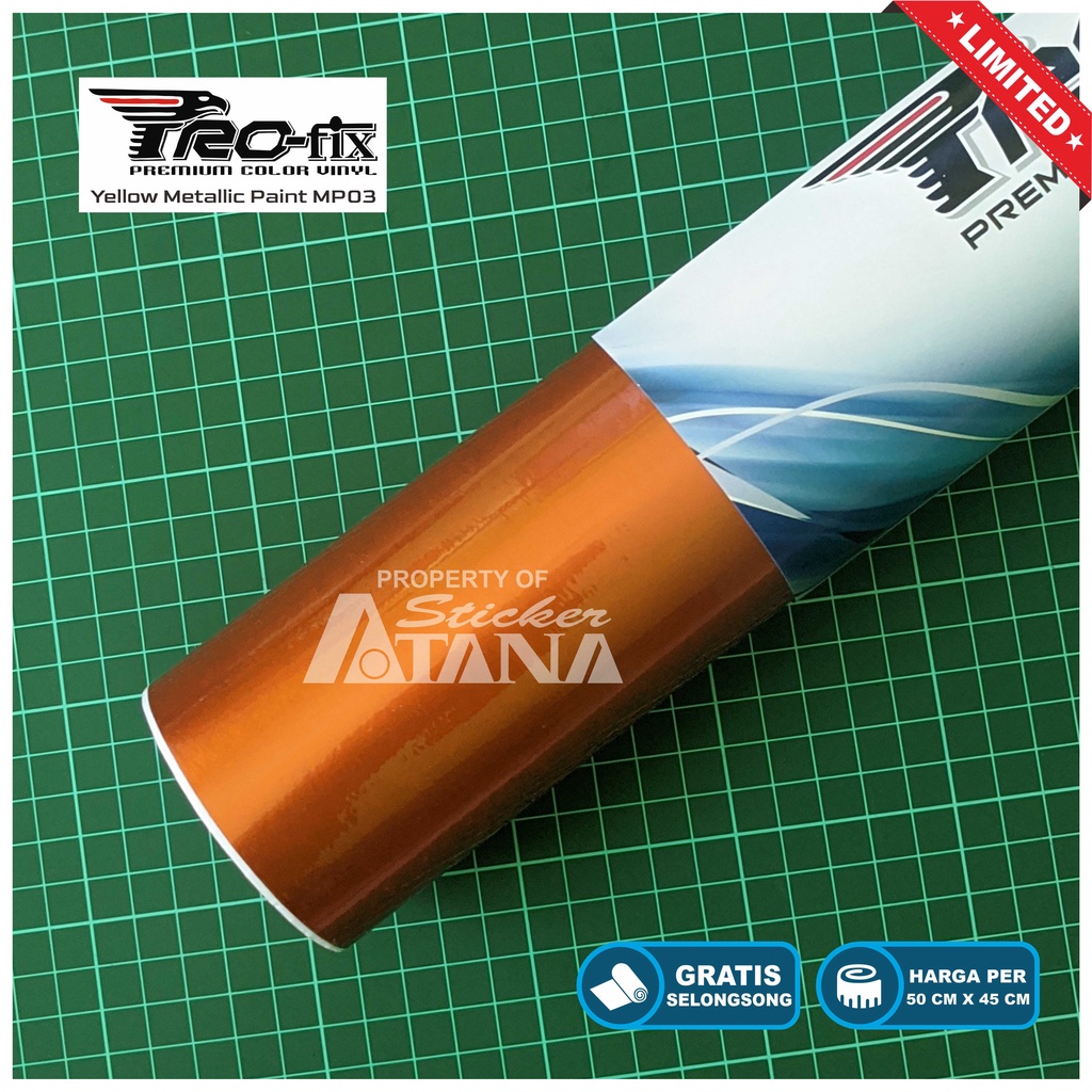 Jual Skotlet Orange Metalik Oren Scotlet Candy Stiker Paint Sticker ...