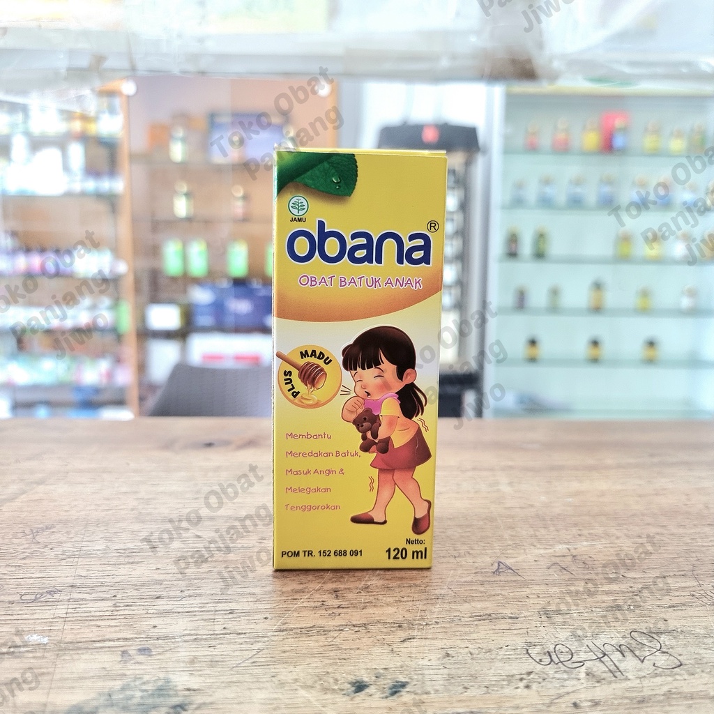 Jual Obana Sirup 60ml Obat Meringankan Batuk Kering Anak | Shopee Indonesia
