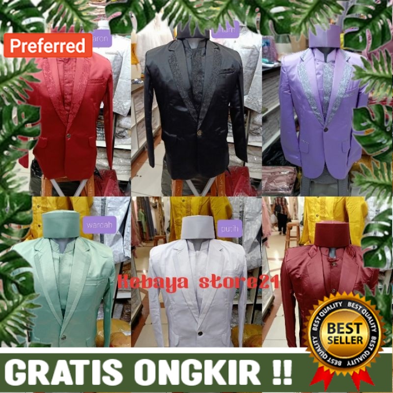 Jual JAS SONGKET PENGANTEN/JAS BRIDAL /JAS PRIA /BAJU PENGANTIN PRIA ...
