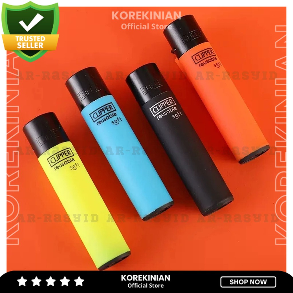 Jual Korek Api Roda Api Gas Clipper CP-11R Reusable Soft - Korekinian ...