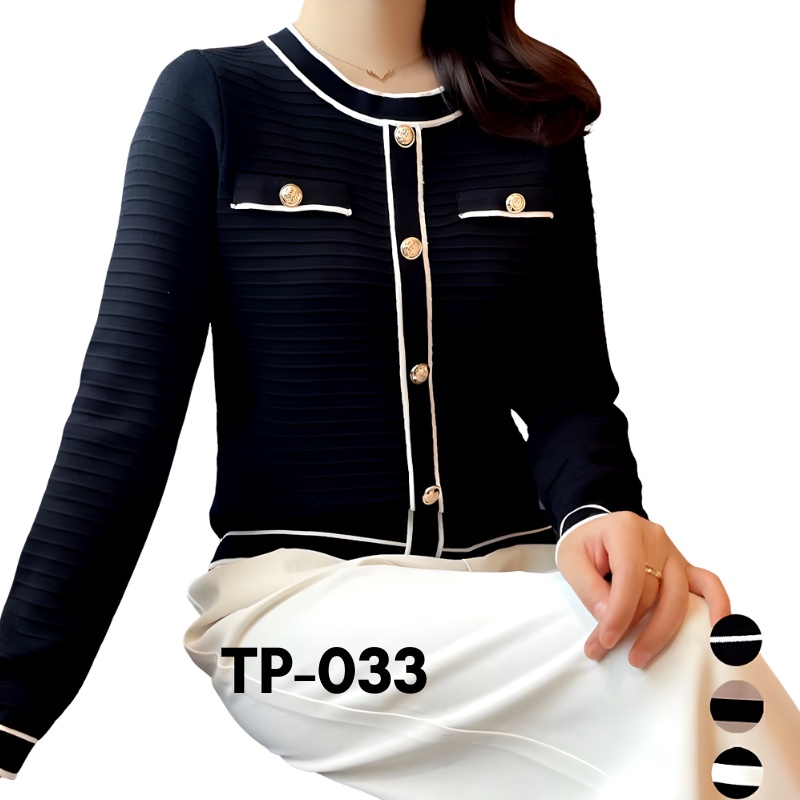 Jual IMPORT Sweater Wanita Korea Rajut Mewah (TP-033) | Shopee Indonesia