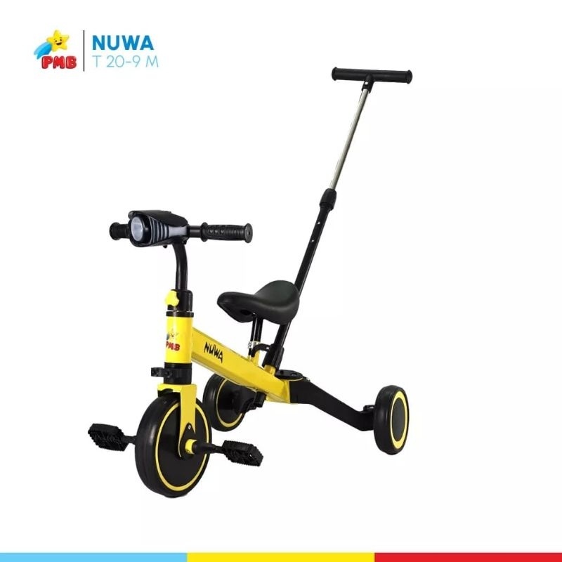 Jual Sepeda roda tiga 3 Anak balance bike 3 in 1 push bike bisa dilipat ...