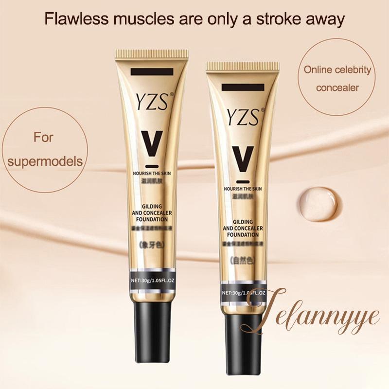 Jual COD ️ YZS Concealer Foundation Alas Bedak Alas Bedak Primer Pelembab Cakupan Penuh ...