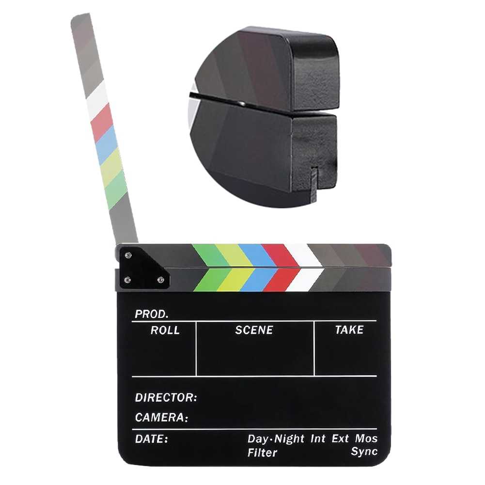 Jual Profesional Clapper Board Colorful Acrylic - TaffSTUDIO | Shopee ...