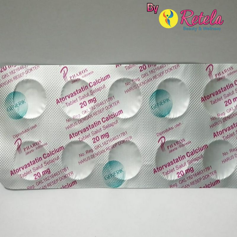 Jual ATORVASTATIN 20MG 1 BLISTER 10 TABLET (GEN-PI) | Shopee Indonesia