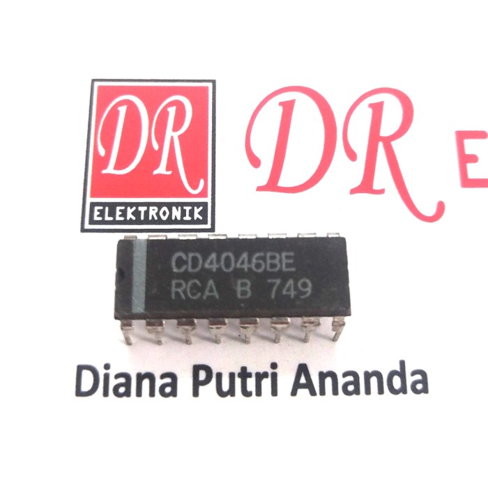 Jual IC 4046 CD4046 Integrated Circuit CMOS CD4046BE DIP LA27 | Shopee Indonesia
