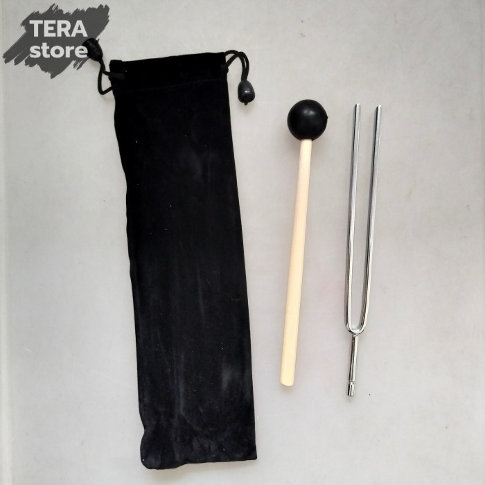 Jual simple tuning fork garpu tala c 128 hz isi 3 tongkat pemukul ...