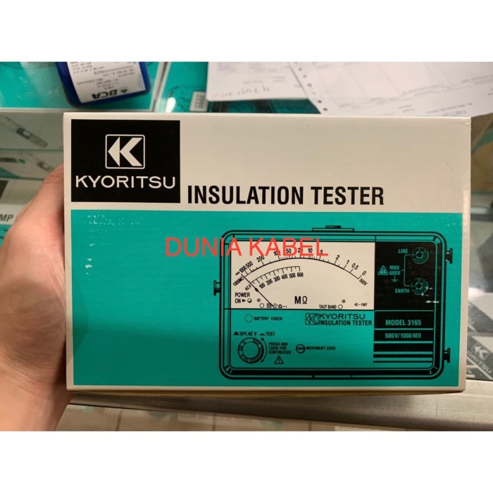 Jual Analog Insulation Tester / Megger Kyoritsu 3165 Ori | Shopee Indonesia