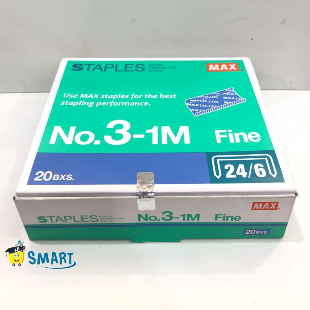 Jual MAX ISI STAPLES NO 3-300 /PACK | Shopee Indonesia