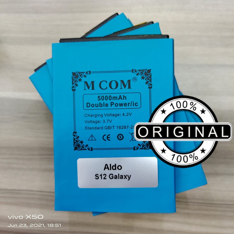 Jual Battery Batere Batre Baterai Double Power Mcom Aldo S12 Galaxy Kapasitas 5000 mah | Shopee ...