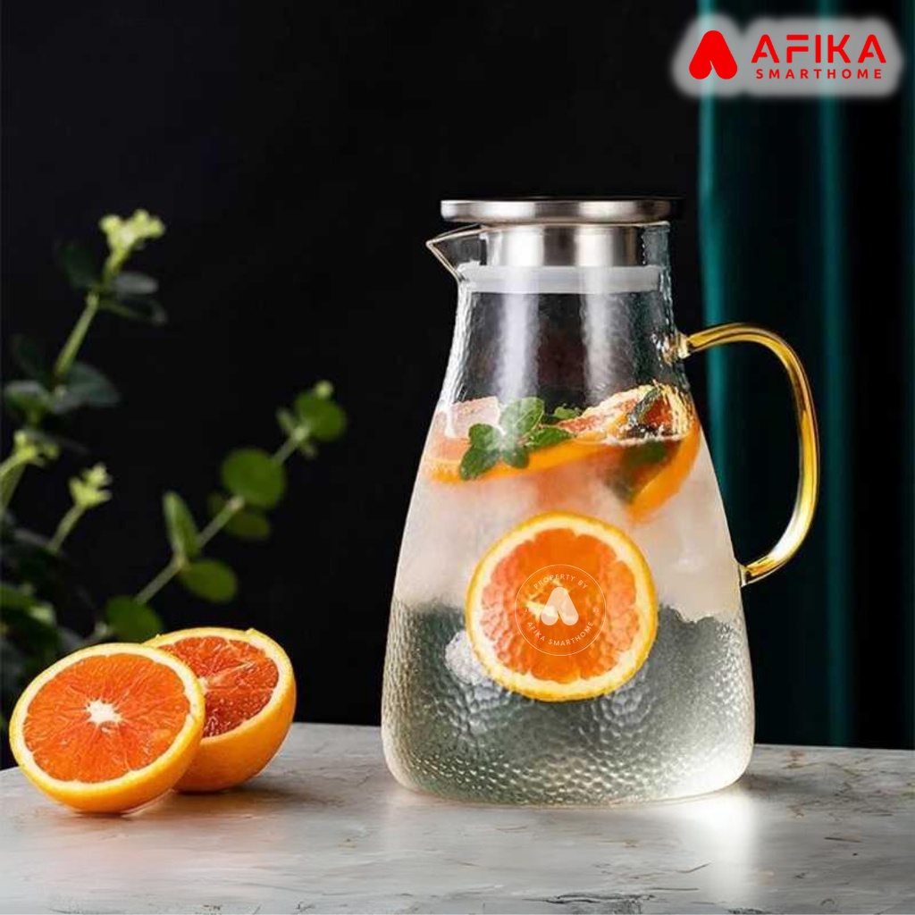 Jual Teko Pitcher Teh Chinese Teapot Borosilicate Glass 1500 ml 1800 ml | Shopee Indonesia