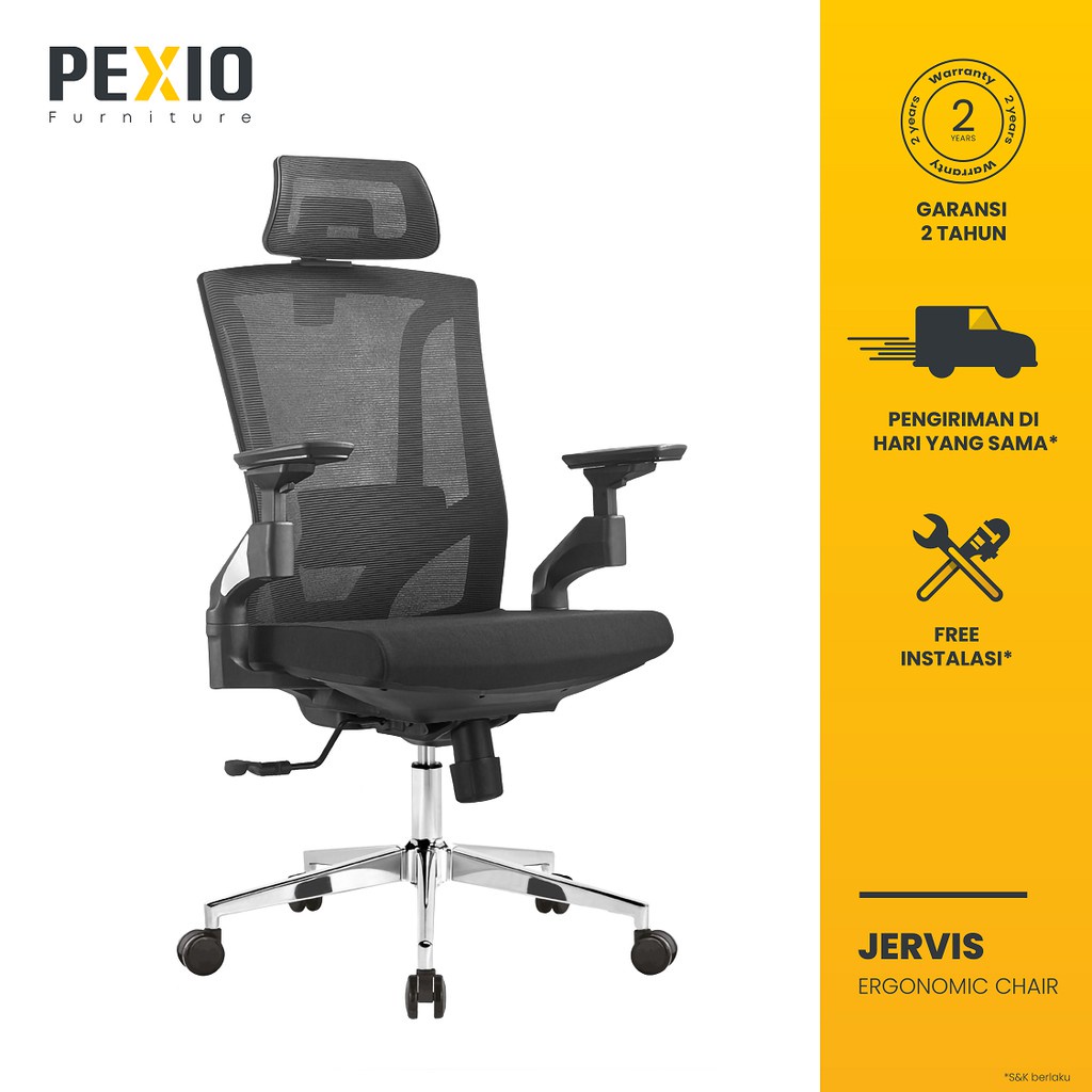 Jual KURSI KANTOR PEXIO | KURSI GAMING PEXIO | JERVIS | Shopee Indonesia