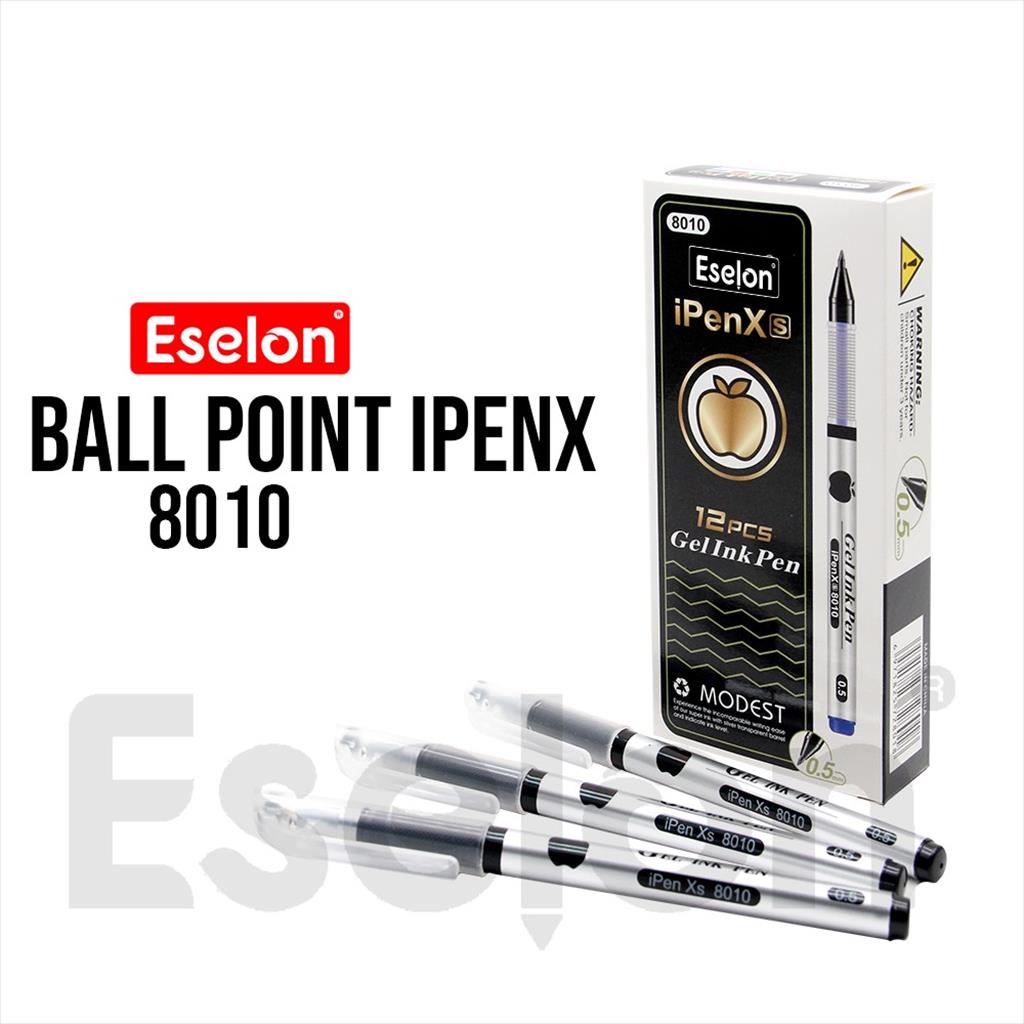 Jual 12pcs pulpen gel apel Eselon 8010/ ballpoint gel Eselon | Shopee ...