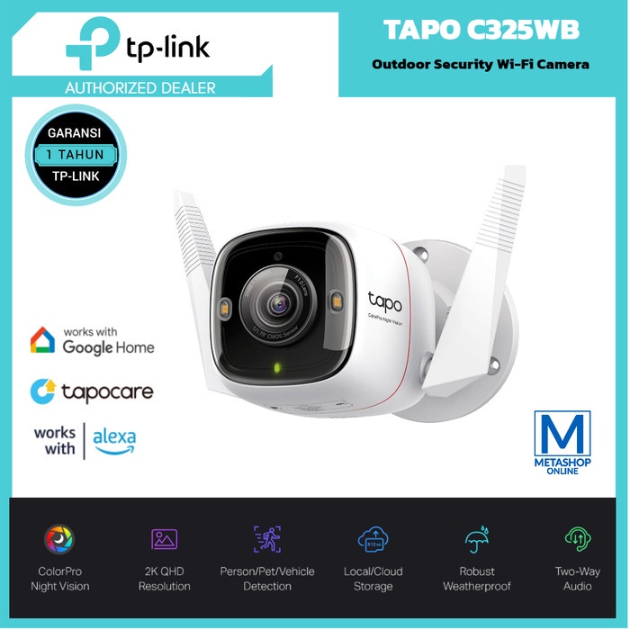 Jual TP-LINK TAPO C325WB Outdoor Security Wi-Fi Camera CCTV IP Cam TPLINK copy | Shopee Indonesia