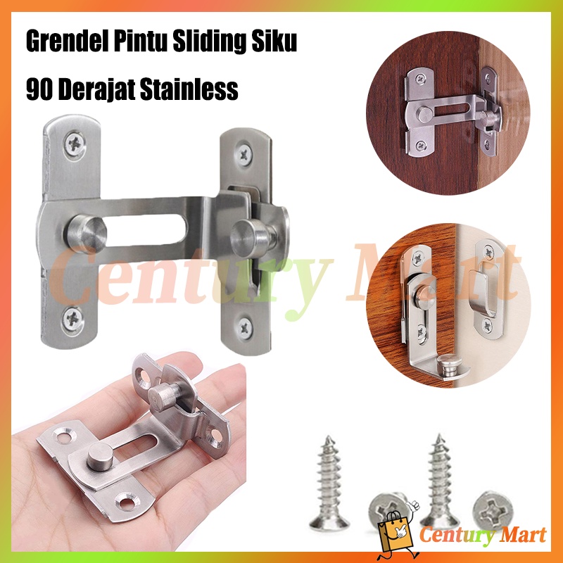 Jual Grendel overpal gembok /Gerendel Pintu Lemari Sliding Tekuk 90 ...