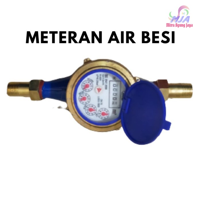 Jual METERAN AIR PDAM PAM BODY BESI 1/2 INCH WATER METER AIR BESI MAJ ...