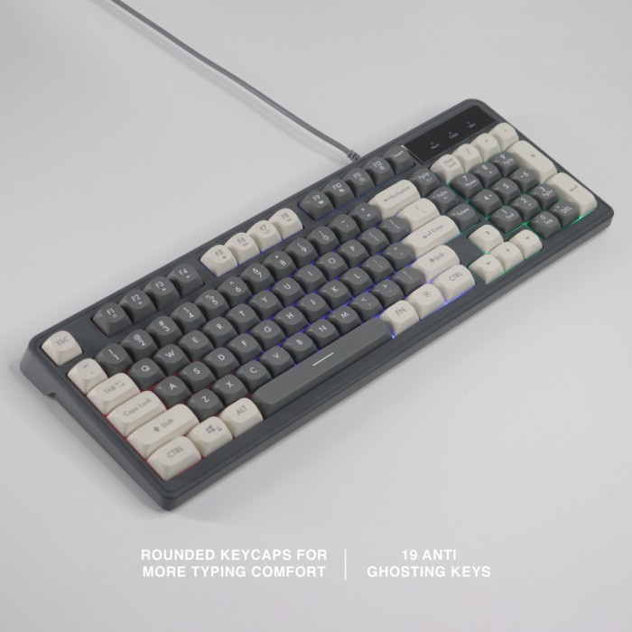 Jual Rexus K98M Wired Gaming Keyboard Battlefire Fullsize K98-M K98 M ...