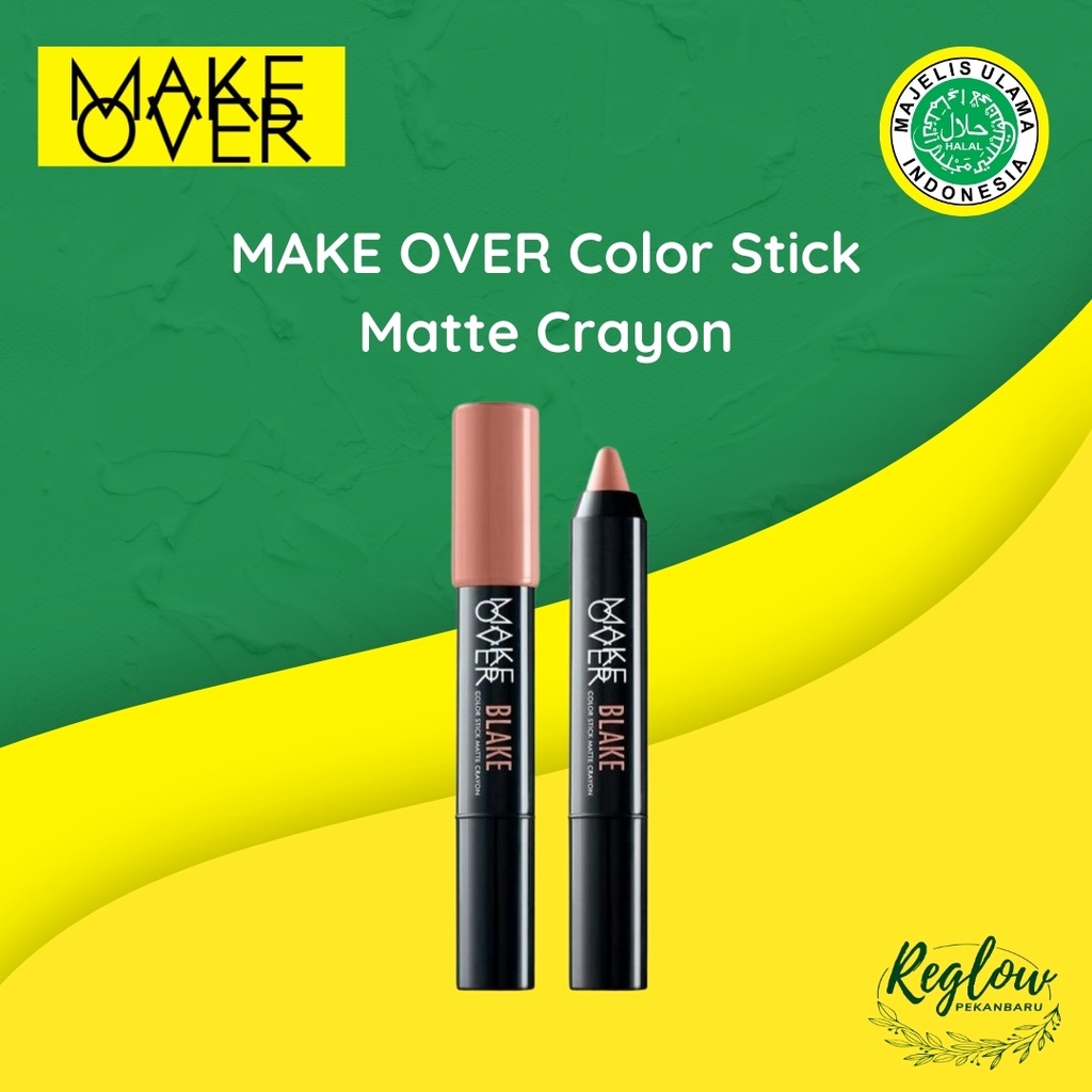 Jual MAKE OVER Color Stick Matte Crayon - Lipstick base ombre viral ...