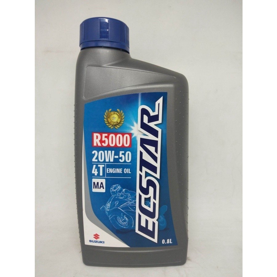 Jual Oli SGO ECSTAR R5000 0.8 SAE 20W-50 Liter Oil SGP EKSTAR | Shopee ...