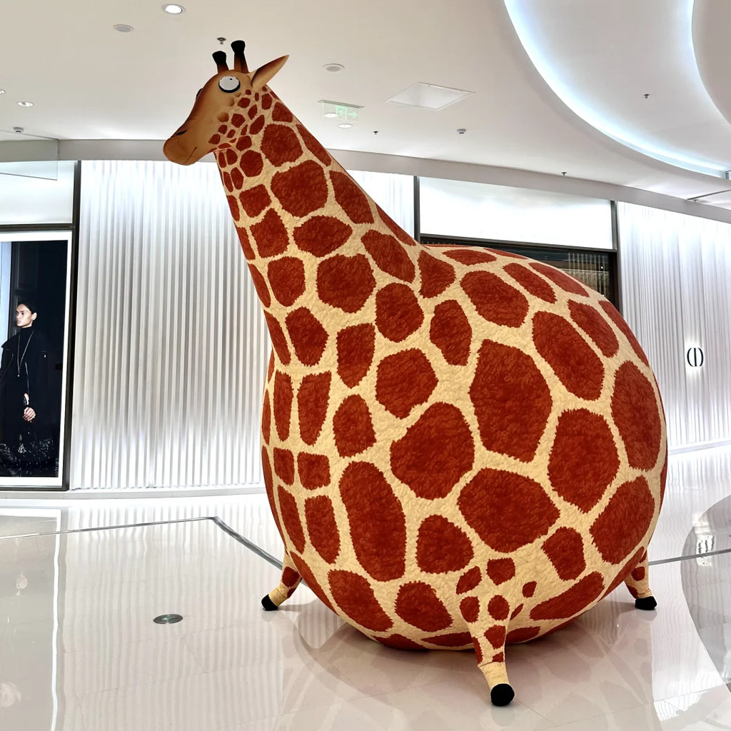 Jual Giant Inflatable Cartoon Giraffe/Cheetah/Elephant/Donkey Air Blow ...