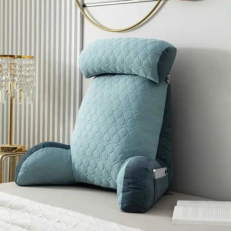Jual Large Triangular Headboard Cooling Latex Cushion Tatami Bed Back ...