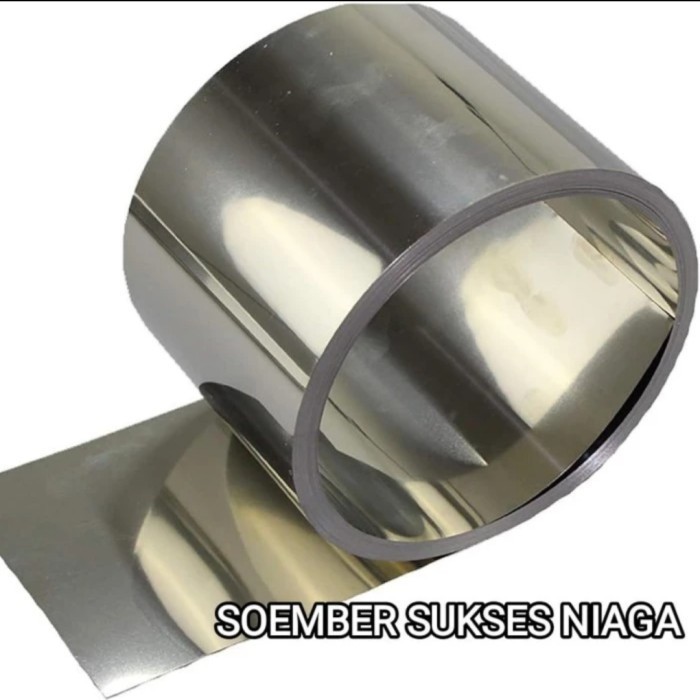 Jual plat spring shim plat stainless steel 0.5mm x 200mm x 100 meter ...