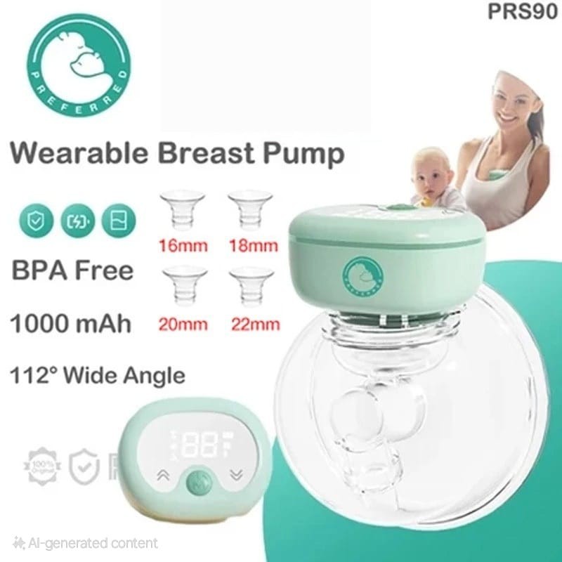 Jual Preferred Pompa Asi Elektrik Handsfree / Wearable Breast Pump（16mm ...