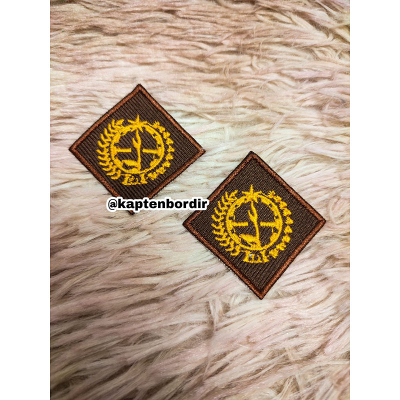 Jual Bordir patch bordir tanda pelantikan pramuka,emblem logo tanda pelantikan pramuka,bordir ...