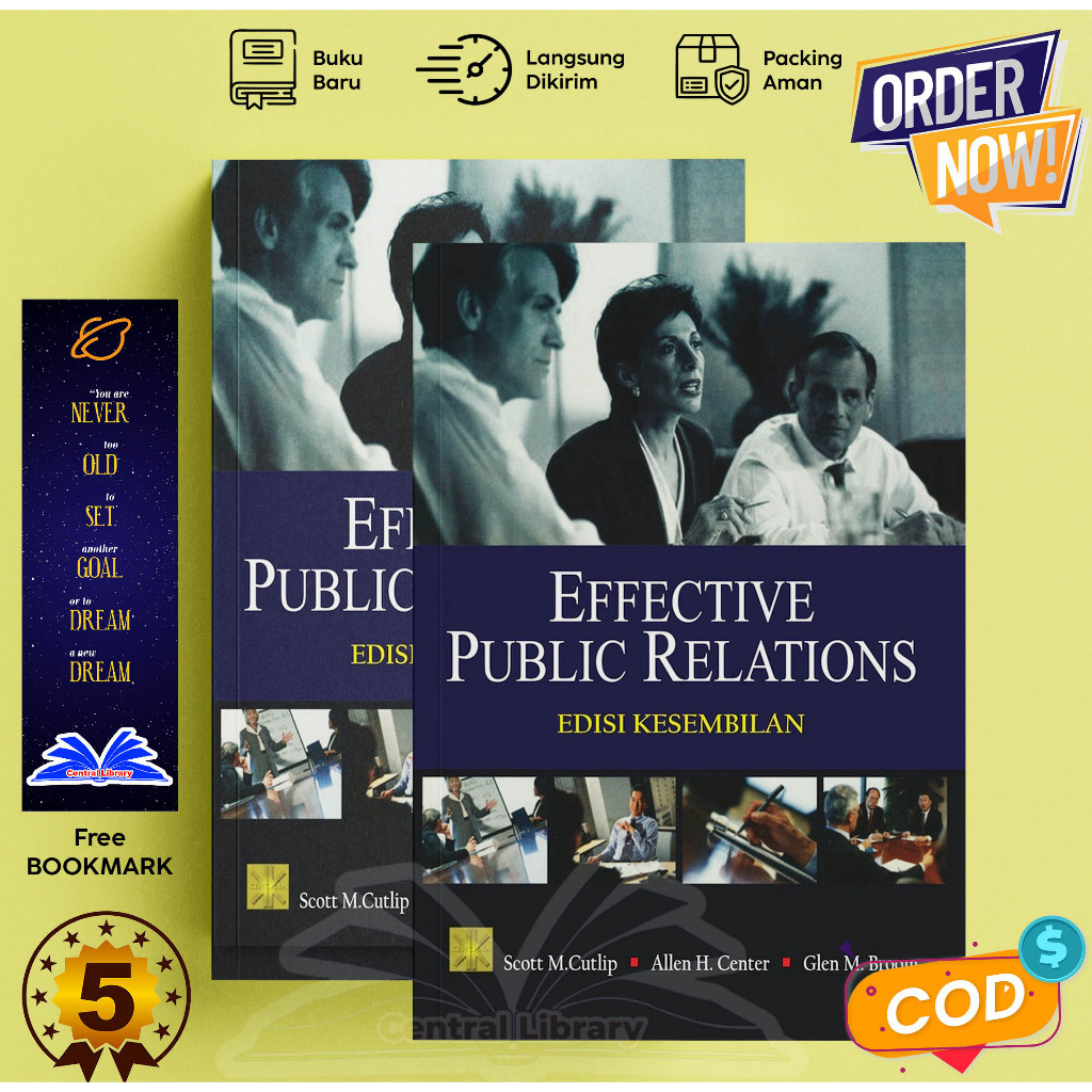 Jual EFFECTIVE PUBLIC RELATION EDISI 9 - (SCOTT M. CUTLIP) | Shopee ...