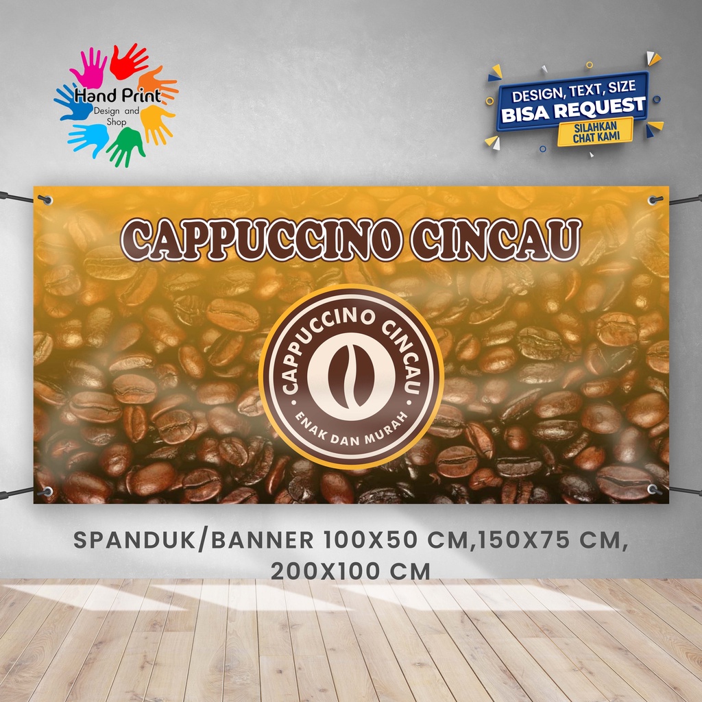 Jual Spanduk Banner Es Kapucino Cincau Cappuccino B1 Gratis Memesan ...