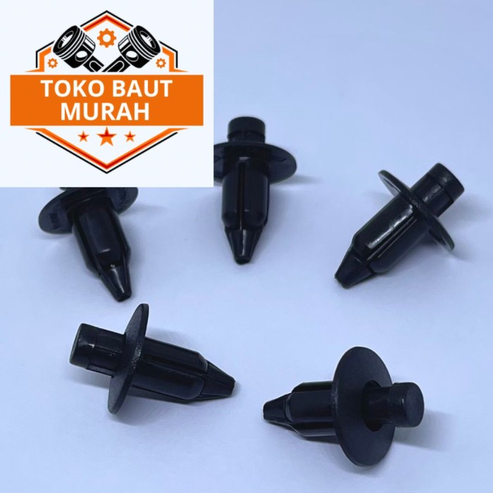 Jual [PAKET ISI 100 PCS] Baut Kancing Klip Body Plastik Rivet M7 ...