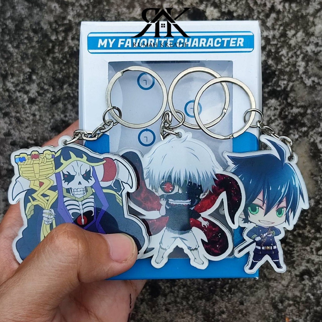 Jual Gantungan Kunci / keychain Anime Tokyo Ghoul - Ganci Anime Owari ...