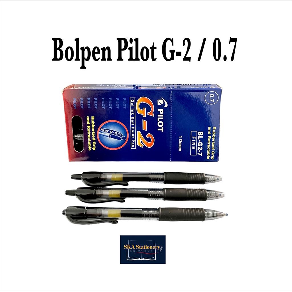 Jual Bolpen/Ballpoint/Pulpen Gel Pilot G2 G-2 0.7 (Pcs) | Shopee Indonesia