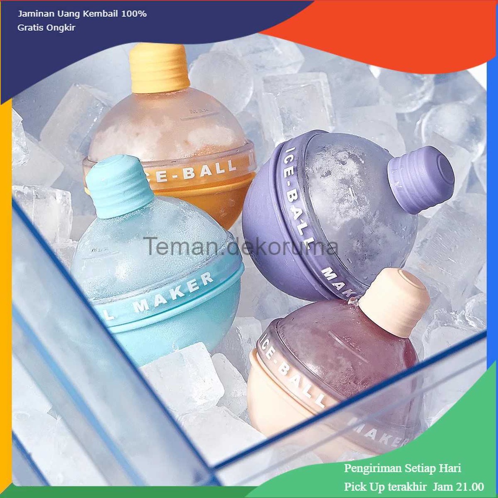 Jual TD - DPR SESERN Cetakan Es Batu Bulat Light Bulb Silicone Ice Mold ...