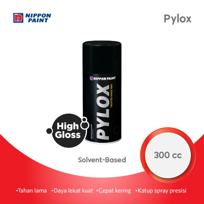 Jual Pylox -300CC- Cat Semprot / Spray Nippon Paint - Kaleng | Shopee ...
