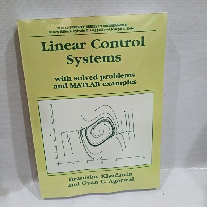Jual buku linear control systems with solved problems and Matlab examples | Shopee Indonesia