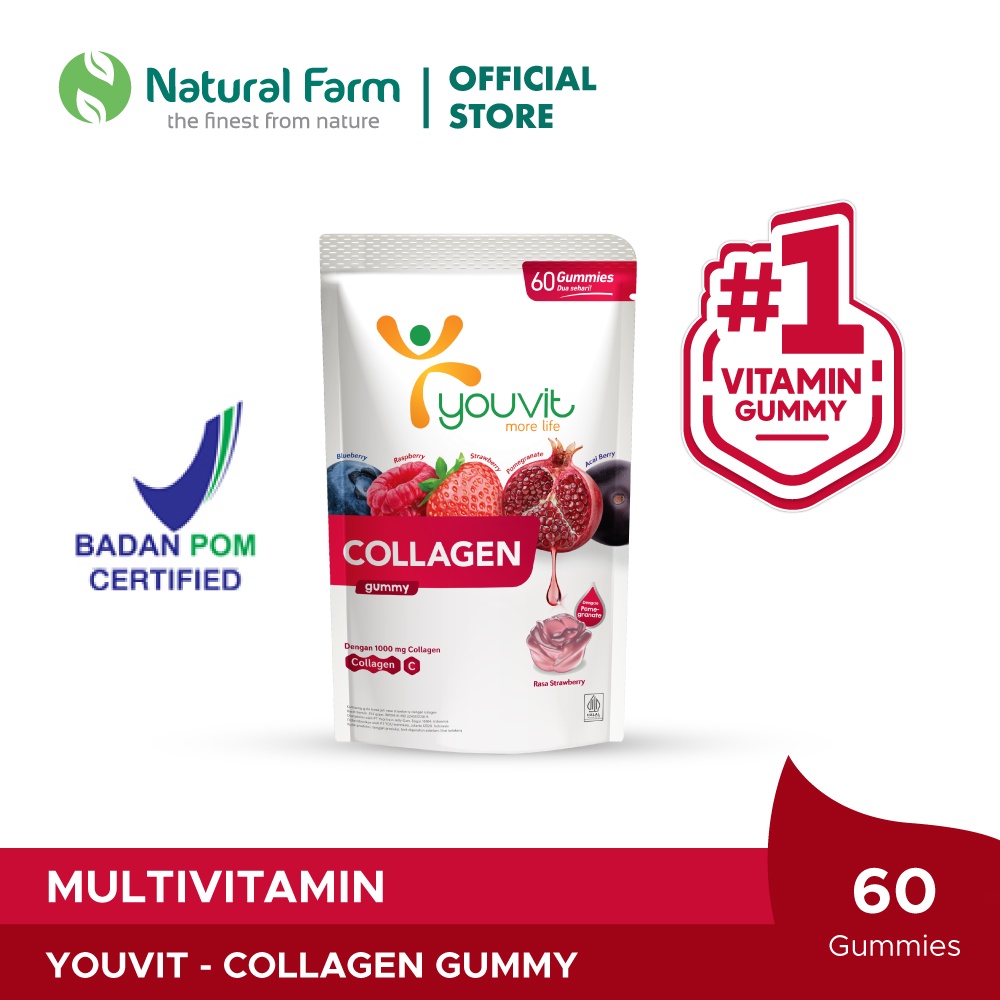 Jual Youvit Collagen Gummy 30 Days | Shopee Indonesia