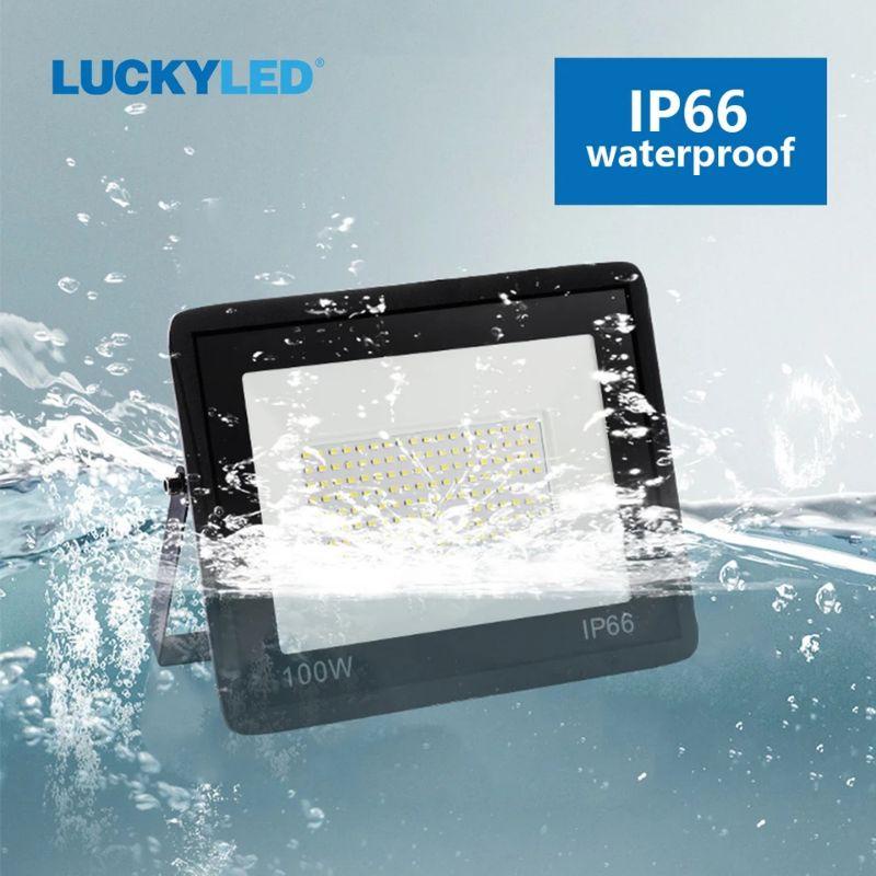 Jual Lampu sorot outdoor LED 100W 200w 300w panggung taman gedung lapangan waterproof 100 200 ...